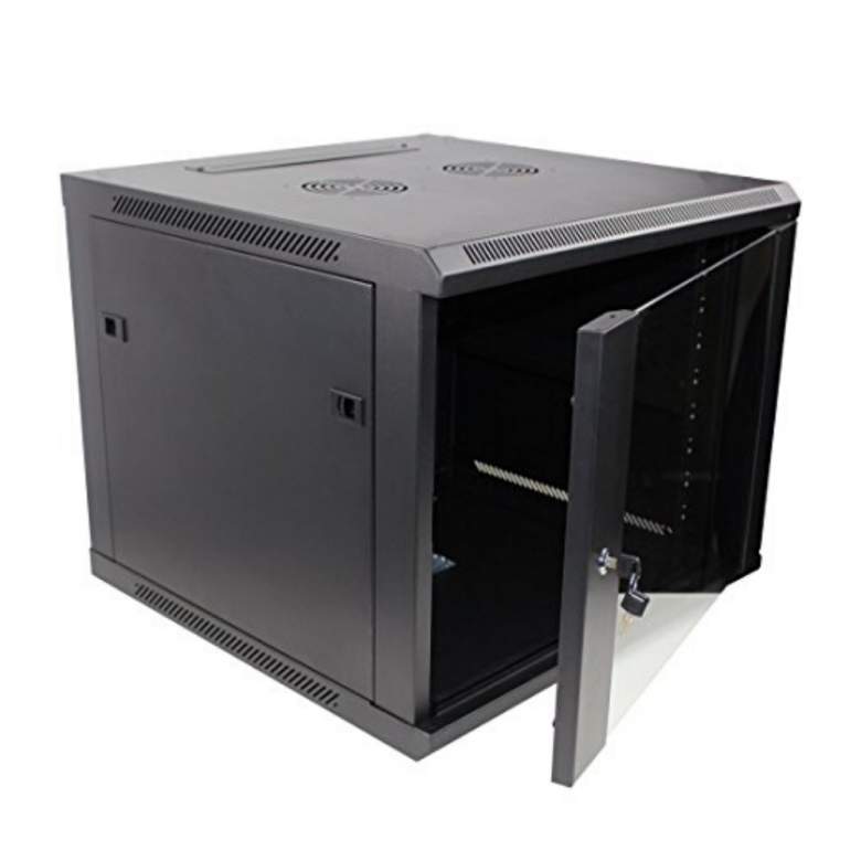 6U 6RU 19″ Wall Mount Rack Cabinet 600mm Deep WC6U-600 - Cableme.com.au